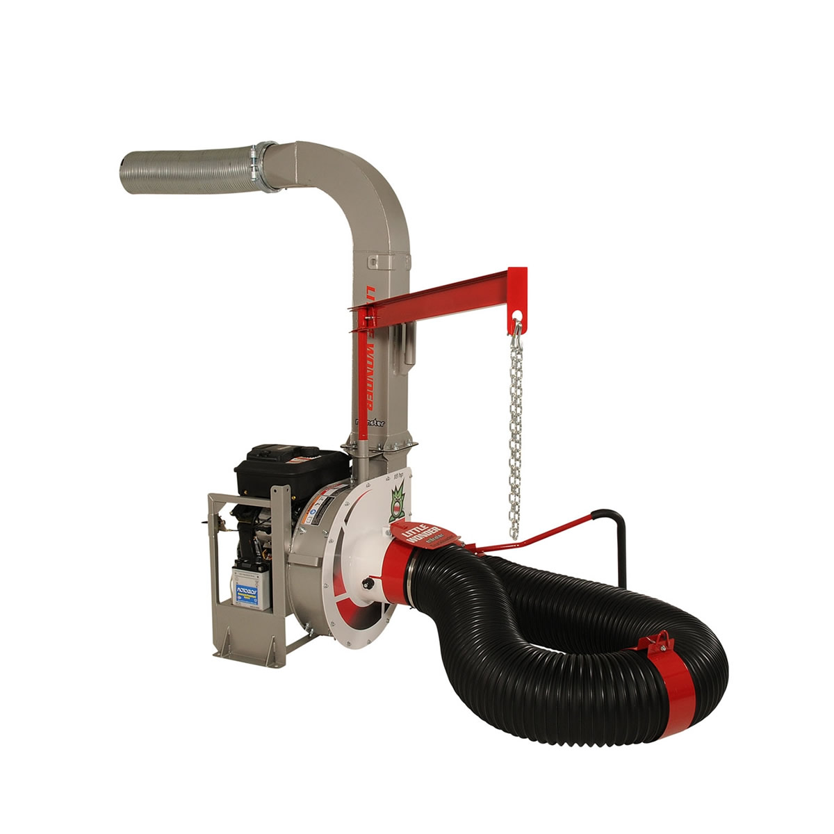 Little Wonder 8183-04-01 Monster Truck Loader 3510cfm 18hp Skid Mount w ...