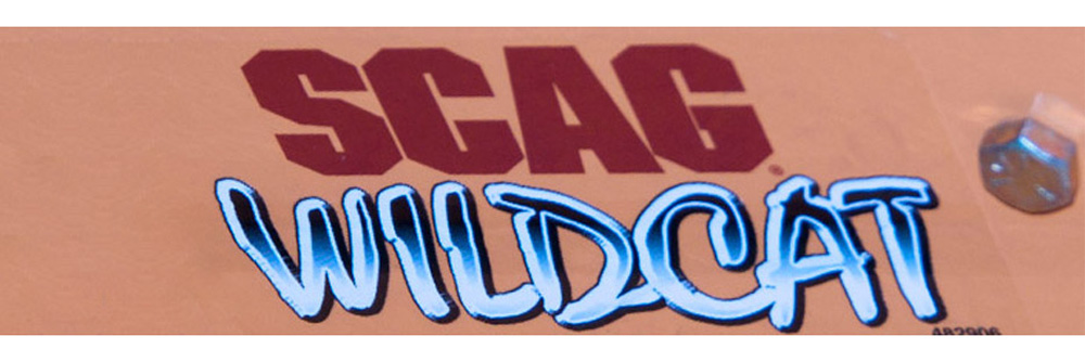 Where to Find the Model and Serial Number on a Scag Wildcat Mower